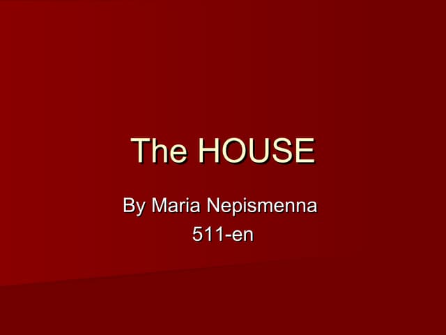 My house | PPT | Interior Decorating | Home & Garden