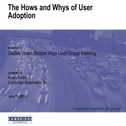 The Hows And Whys Of User Adoption | PPT