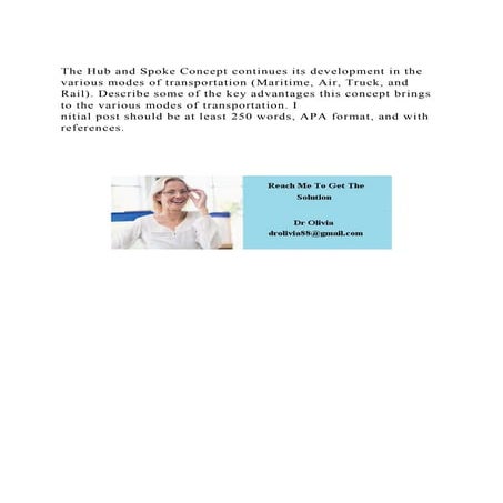 The Hub and Spoke Concept continues its development in the various.docx