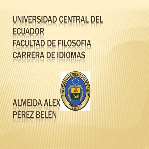 Belen Perez UCE | PPTX