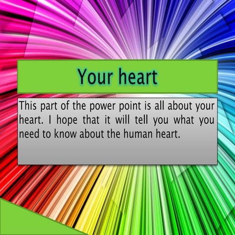The human heart power point | PPTX