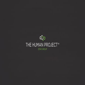 The Human Project - Zeno Group | PDF
