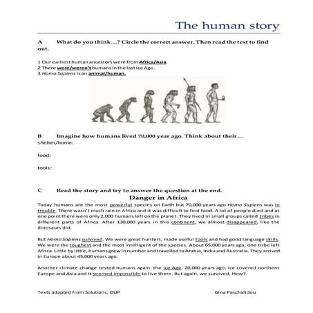 Lesson 6.0 Activity: Evolution Comic | PDF
