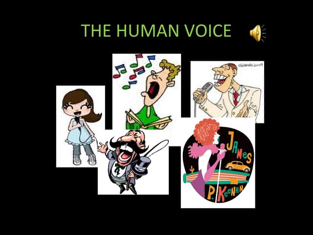 Classification of human voice | PPTX