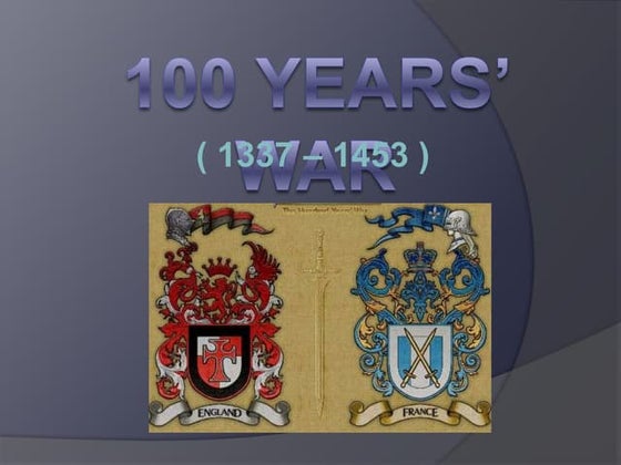 100 years war | PPT