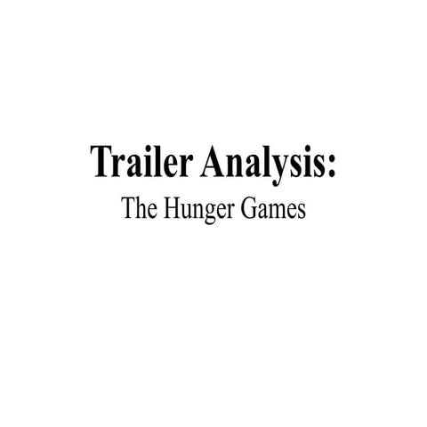 The hunger games | PPTX