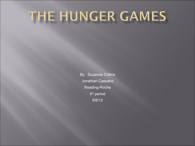 The Hunger Games | PPTX