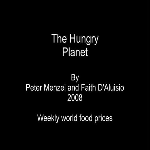 The hungry planet | ODP
