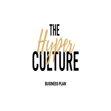 THE HYPER CULTURE - Business plan Slideshre.pdf
