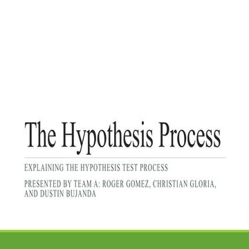 TEST of hypothesis | PPTX