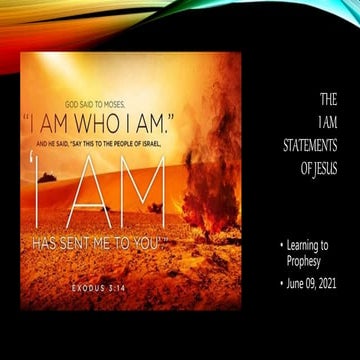 The i am statements of jesus. | PPTX | Christianity | Religion ...