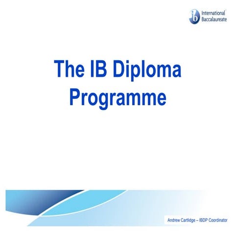 The IBDP | PPT