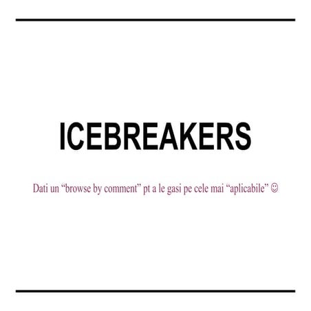 The ice breakers book | PPT