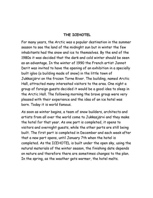 ICE HOTEL, Chapter 2.pptx