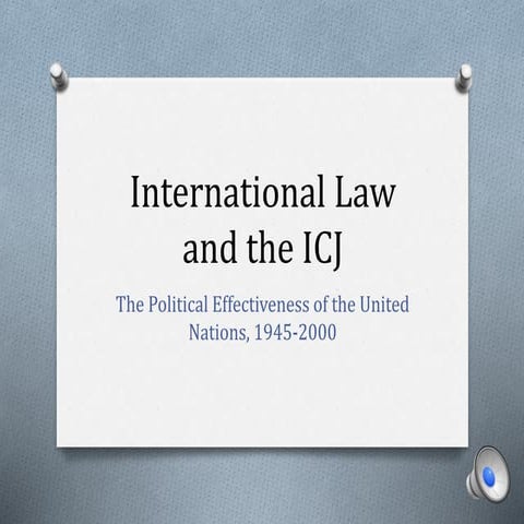 The ICJ | PPTX