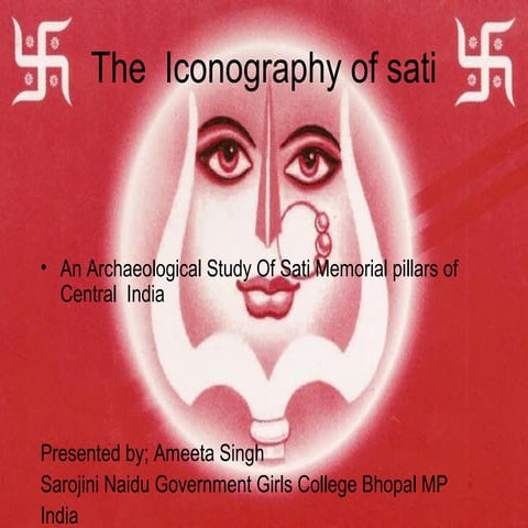 The iconography of sati | PPT