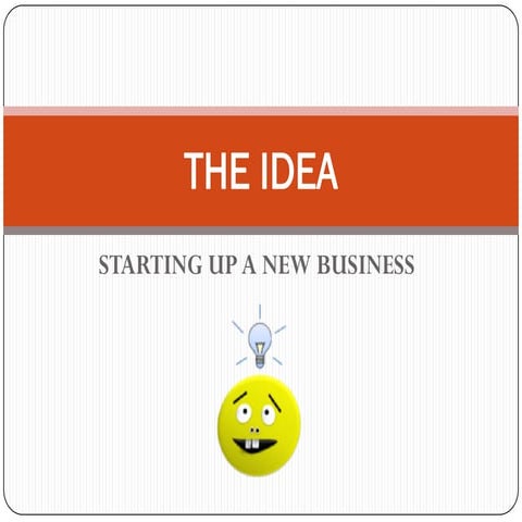 The idea | PDF
