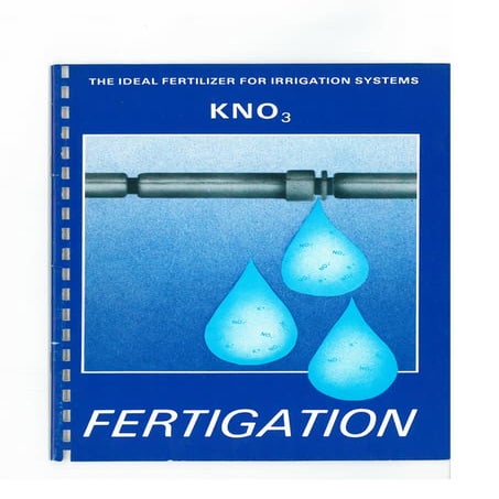 The ideal fertilizer for irrigation systems kno3 fertigation | PDF