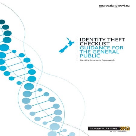 The Identity Theft Checklist – Guidance for the general public.nz