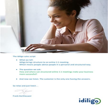 The idiligo sales pitch - one pager | PDF