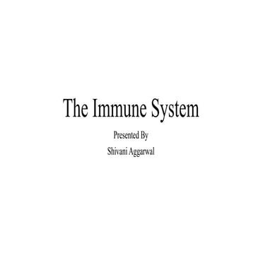 The immune system | PPT