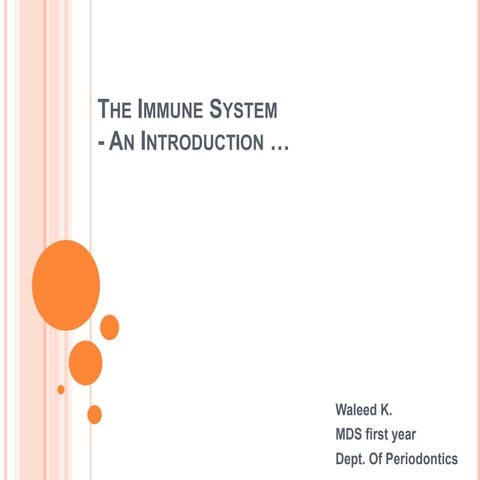 The Immune System-An introduction.pptx