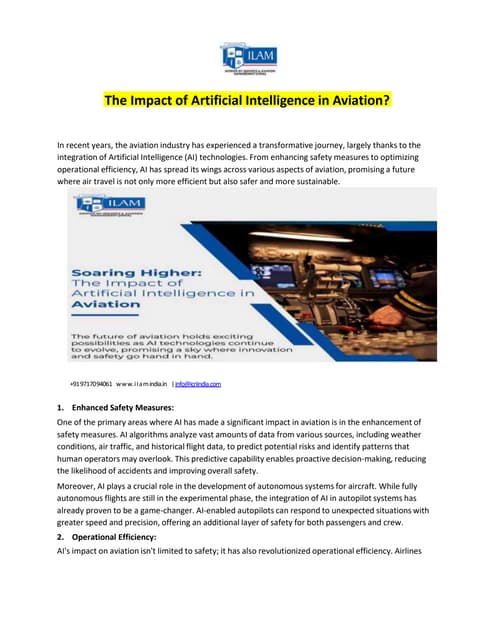 Artificial intelligence in aviation | PDF