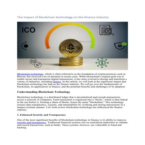 The impact of blockchain technology on the finance industry.pdf