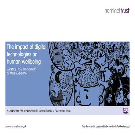 “The impact of digital technologies on human wellbeing.” | PDF
