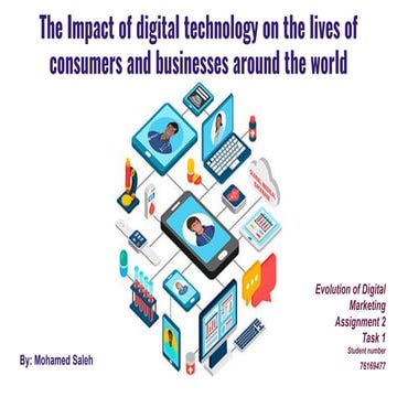 The Impact of digital technology on the lives of consumers and ...