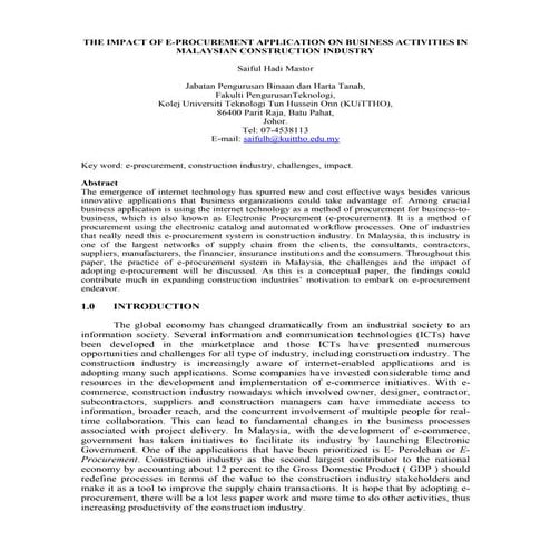 ePerolehan Overview Presentation | PPTX