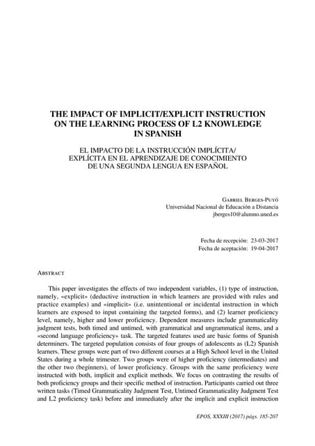 Principles of universal grammar in l2 acquisition | PPT