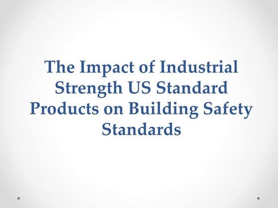 US Standard Products — Top-Quality Materials & Safety Gear for a ...
