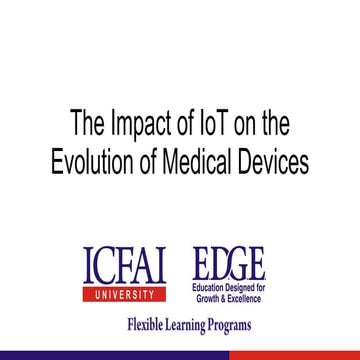 The Impact of IoT on the Evolution of Medical Devices | PDF | Internet ...