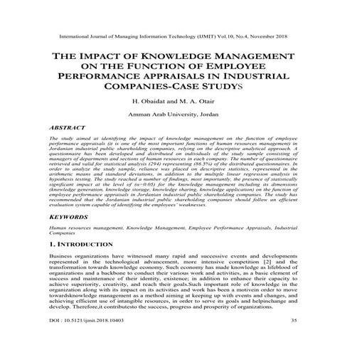 Managing Knowledge Workers | PPTX