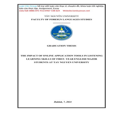 THE IMPACT OF ONLINE APPLICATION TOOLS IN LISTENING LEARNING SKILLS OF ...