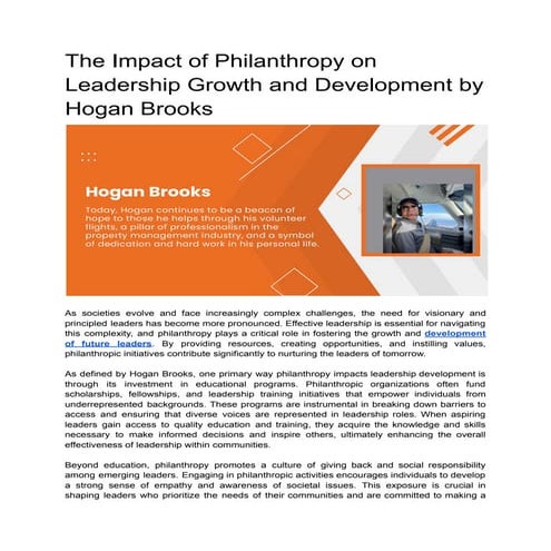 The Impact of Philanthropy on Leadership Growth and Development by Hogan Brooks.pdf
