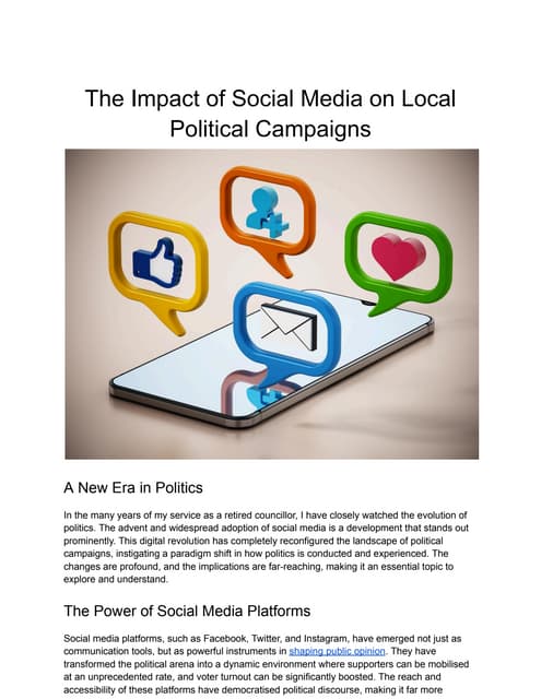 Political Communication.pptx | Social Networking | Internet