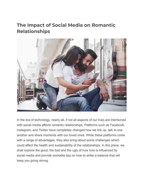 Effects of Social Media | PPT