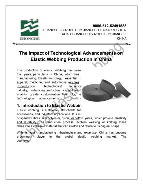 The Supply Chain and Logistics of Elastic Webbing in China.pdf