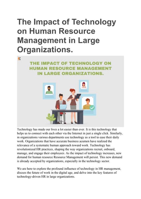 HUMAN RESOURCE TECHNOLOGY TRENDS IN 2025 | PPT