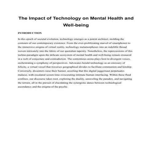 The Impact of Technology on Mental Health and Well-being.pdf
