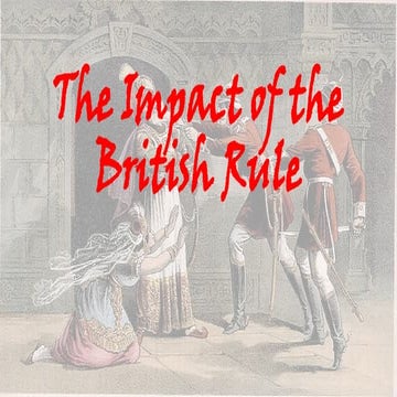 Ch 5 impact of british rule on india | PPTX