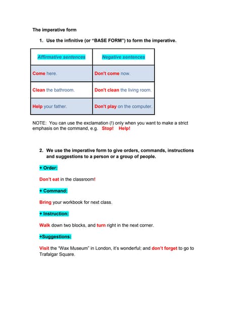 Aula de Inglês - The Simple Present Tense | PPT