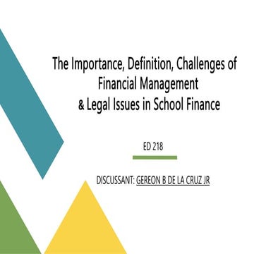 The Importance, Definition, Challenges of Financial Management & Legal ...