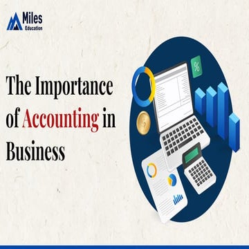 The Importance of Accounting in Business | PDF