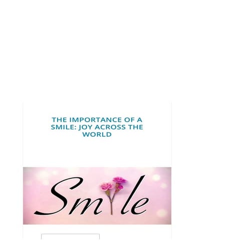 The importance of a smile | PDF