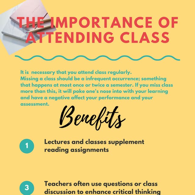 The importance of attending class | PDF