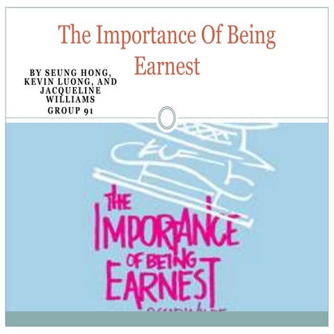 The importance of being earnest collab project | PPT