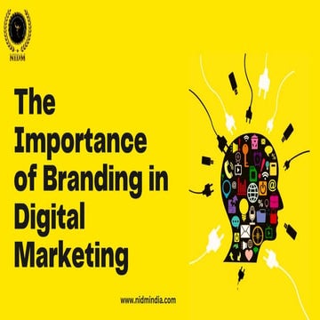 How Important is Branding in Digital Marketing | Skillfloor | PDF